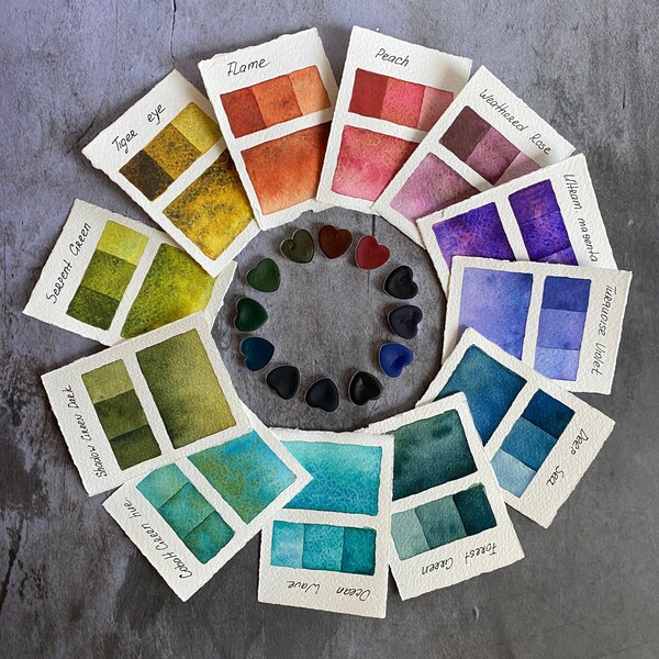 Watercolor Palette - Etsy