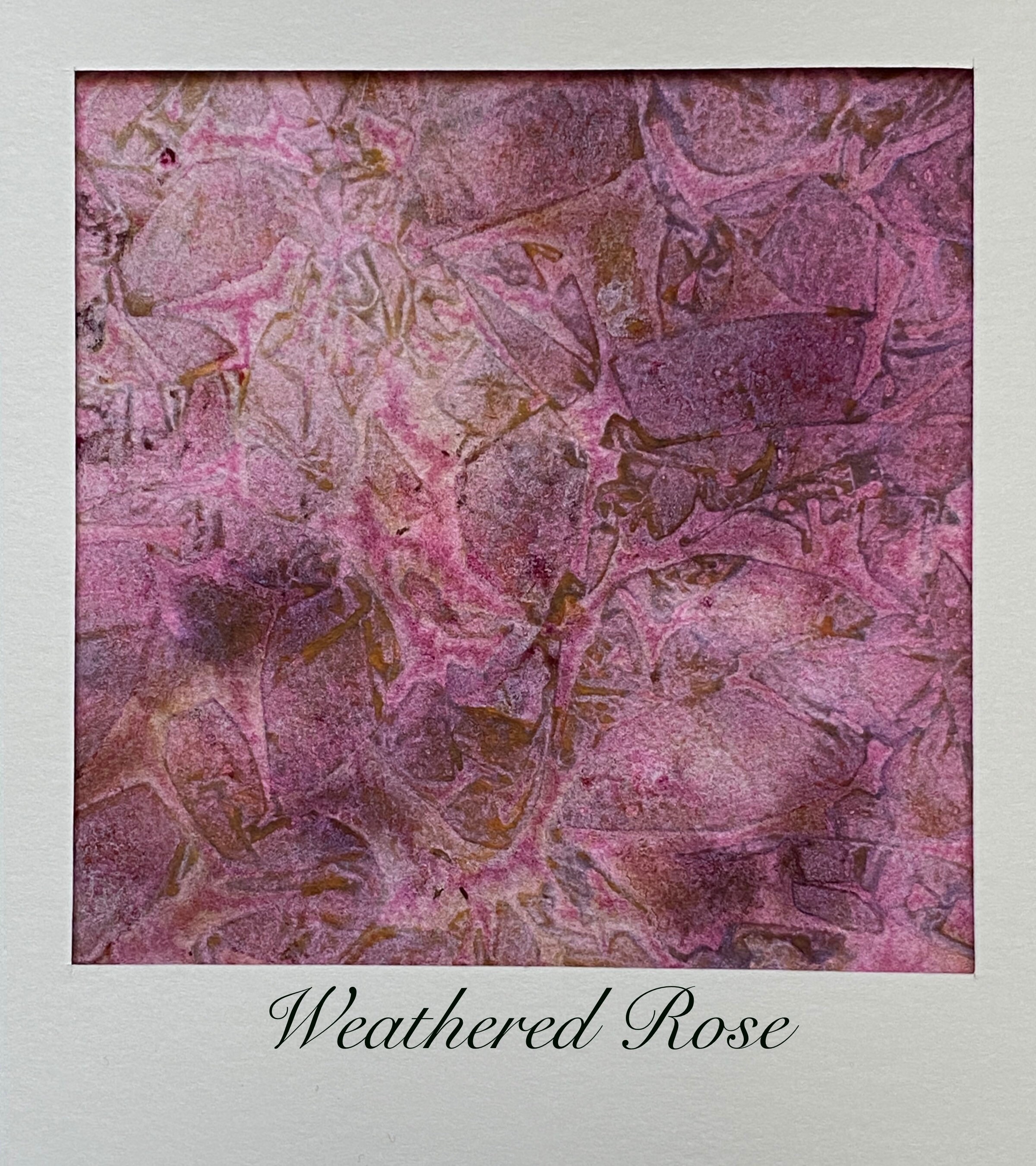 Handmade Weathered Rose Granulating Watercolor - Etsy