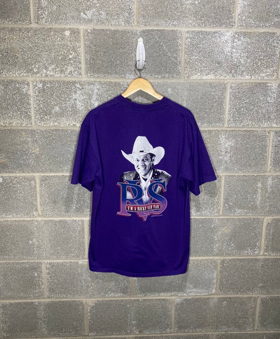 1990s I’m A Ricky Van Fan Purple Graphic Country Sing… - Gem