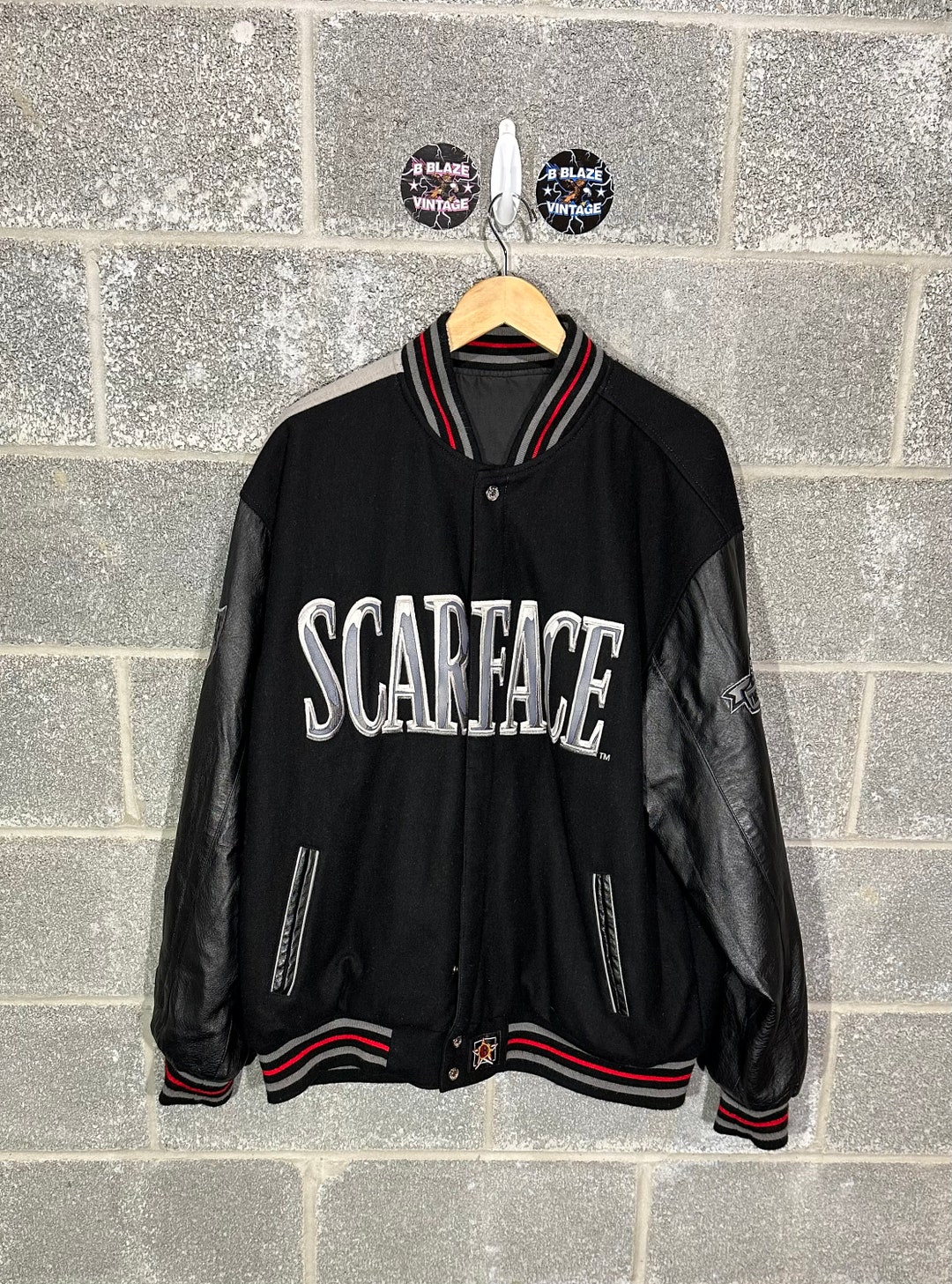 Vintage Y2K 2000s Scarface the World is Yours Leather JH Design Jeff ...