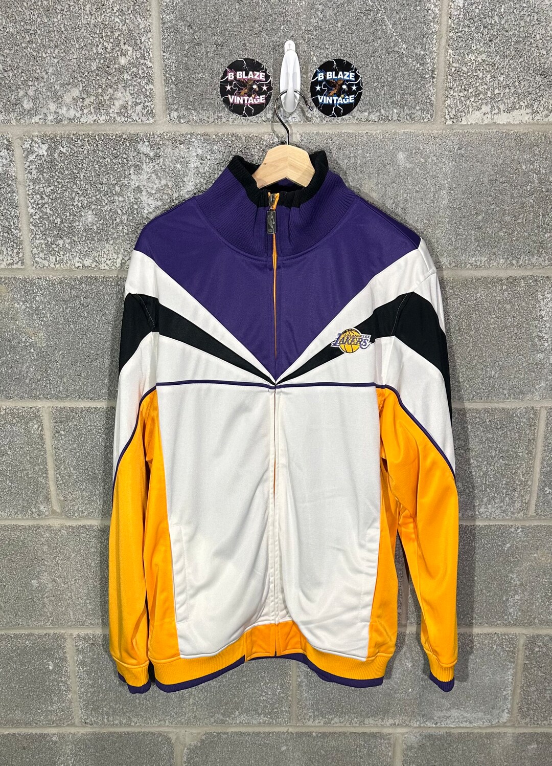 Y2K 2000s Los Angeles Lakers NBA Blue Label Basketball Zip up Jacket - Etsy