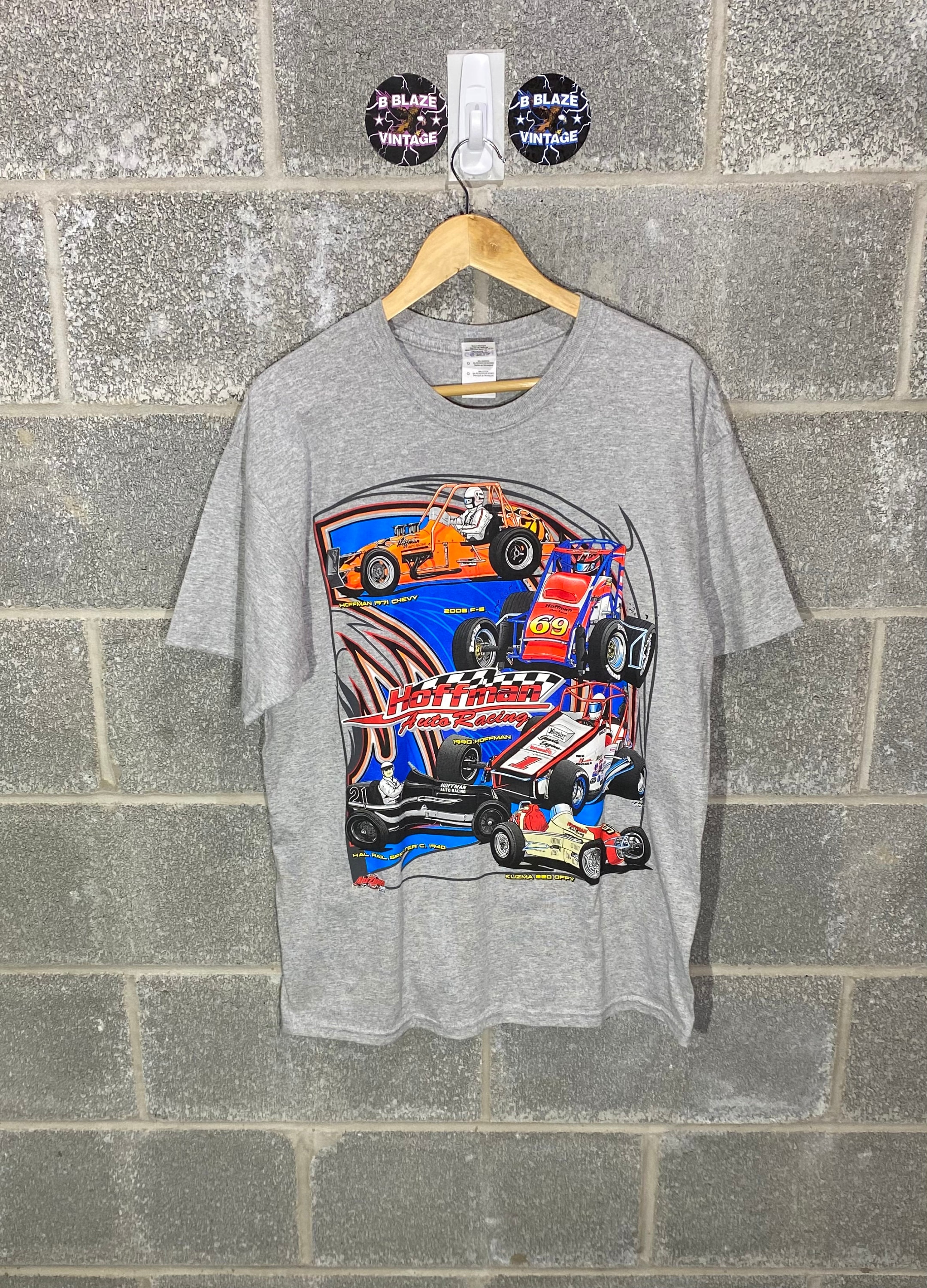 Vintage Y2K 2000s Hoffman Racing Team VTG Dirt Track Open Wheel Racecar ...