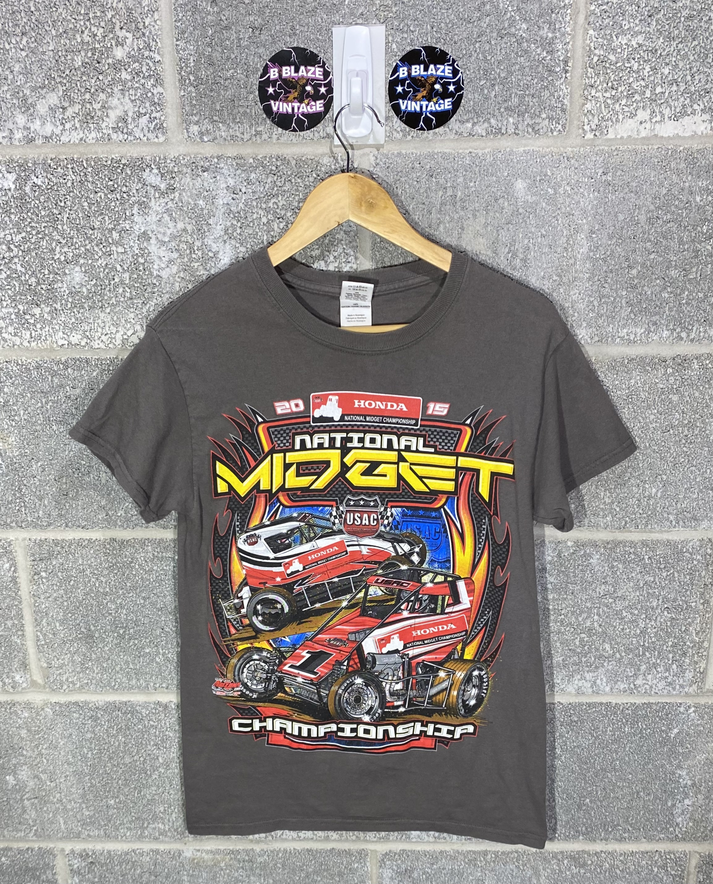 Vintage Y2K 2000s National Midget Championship Sprint Car Graphic Dirt ...