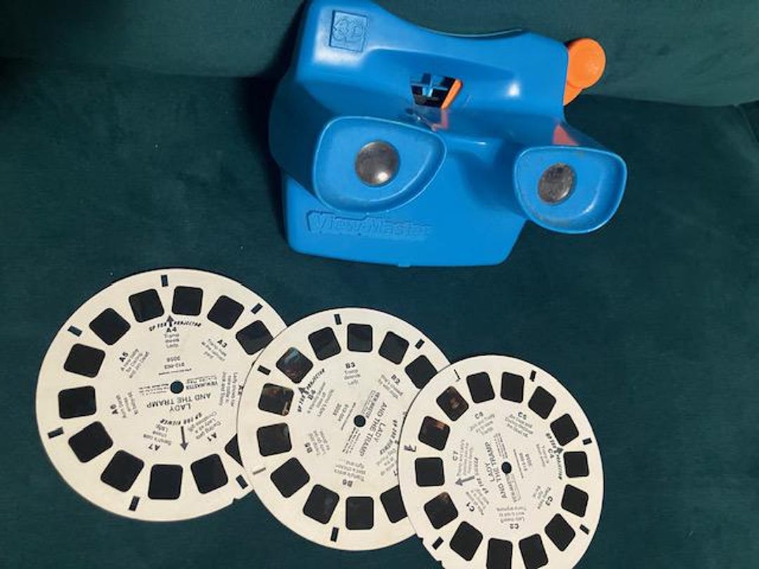 Vintage Viewmaster and Original 3 Reel Set Lady and the Tramp ...