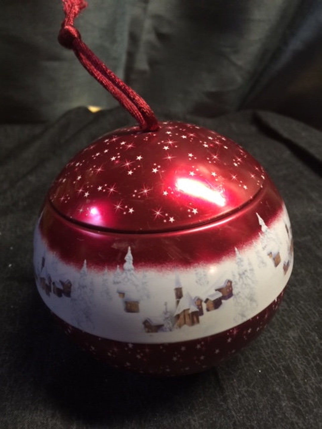 Lindt Christmas Ornament Holiday Tin - Etsy