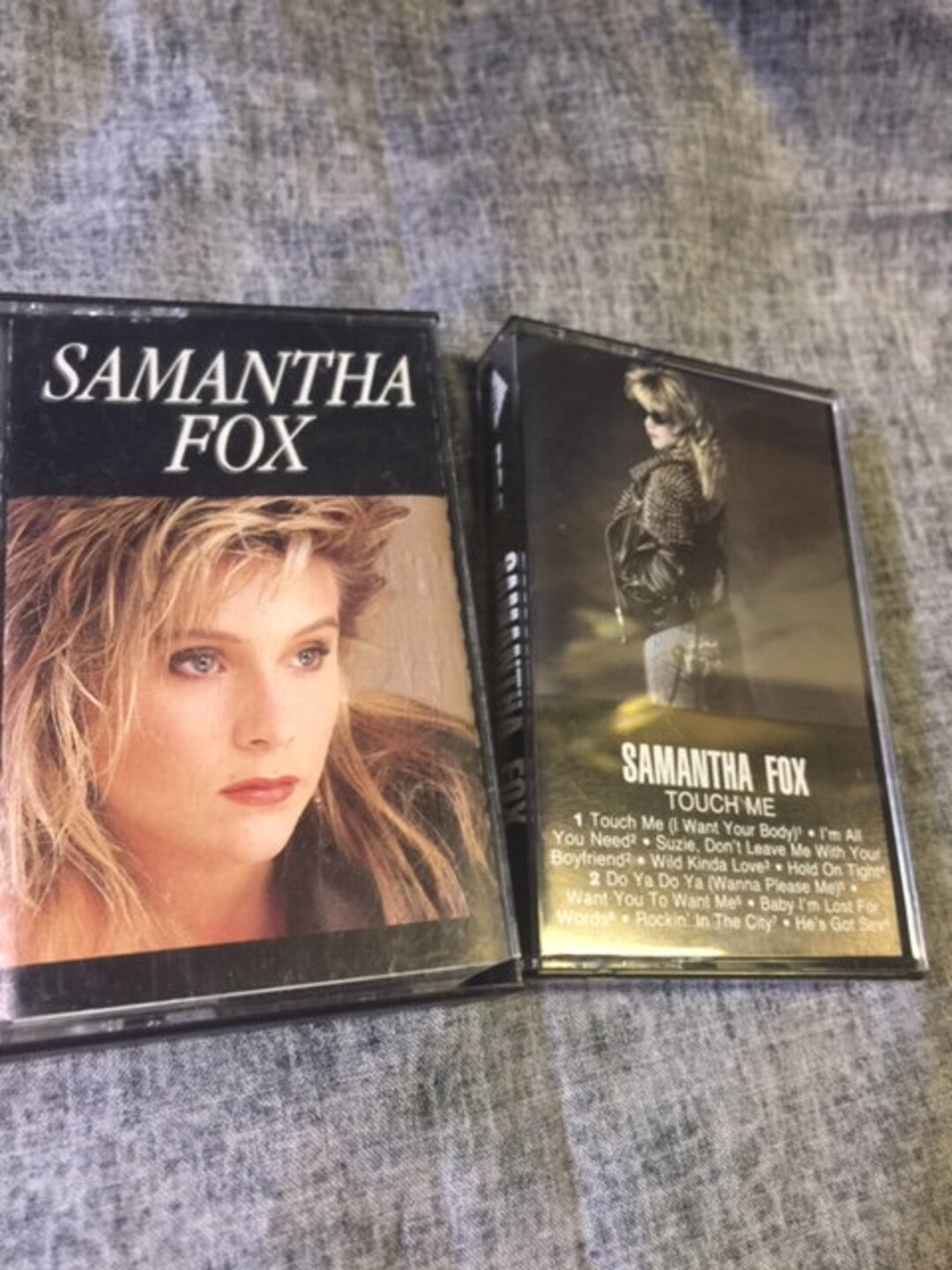 Vintage Samantha Fox Audio Tape Cassettes Touch Me and Self - Etsy