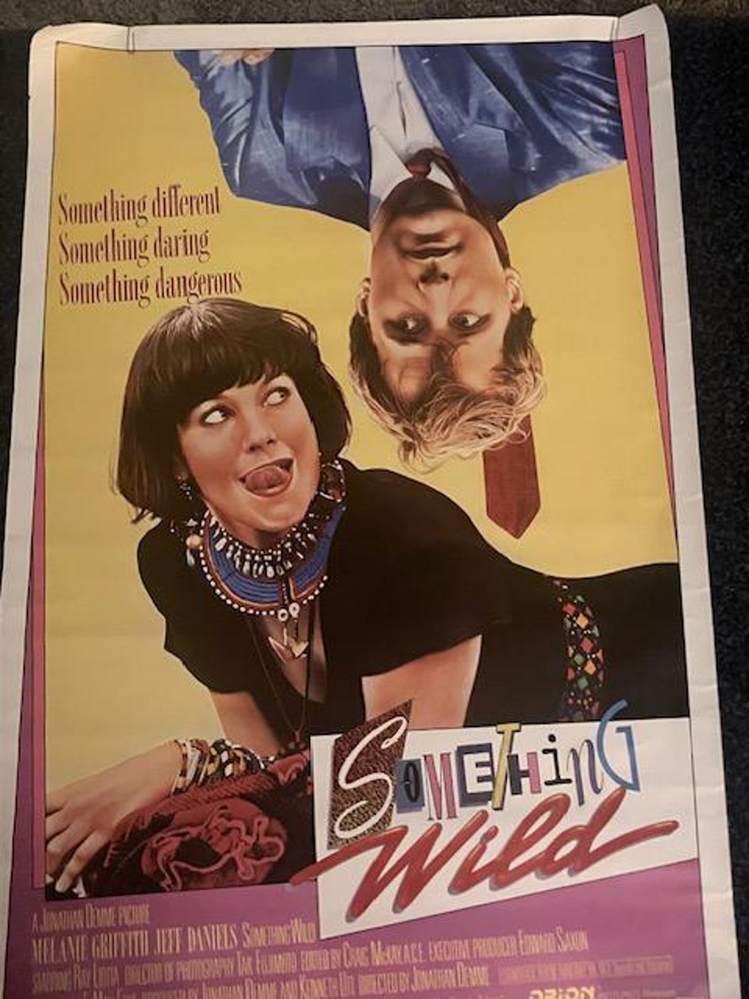 Something Wild 1980s Movie Poster Melanie Griffith Jeff Daniels Vintage ...