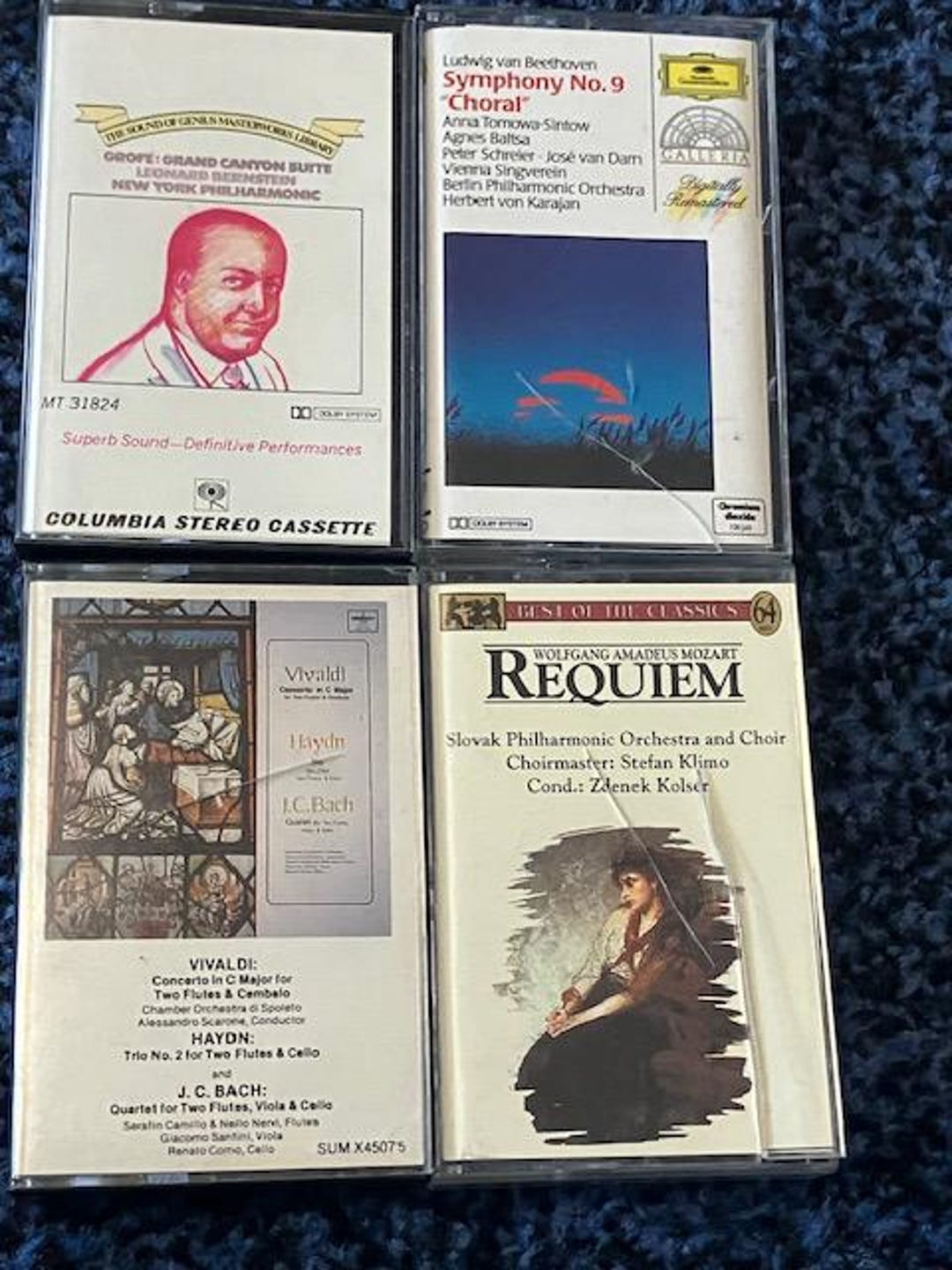 Classical Music Audio Cassette Tapes Mozart Beethoven Vivaldi Etc. - Etsy