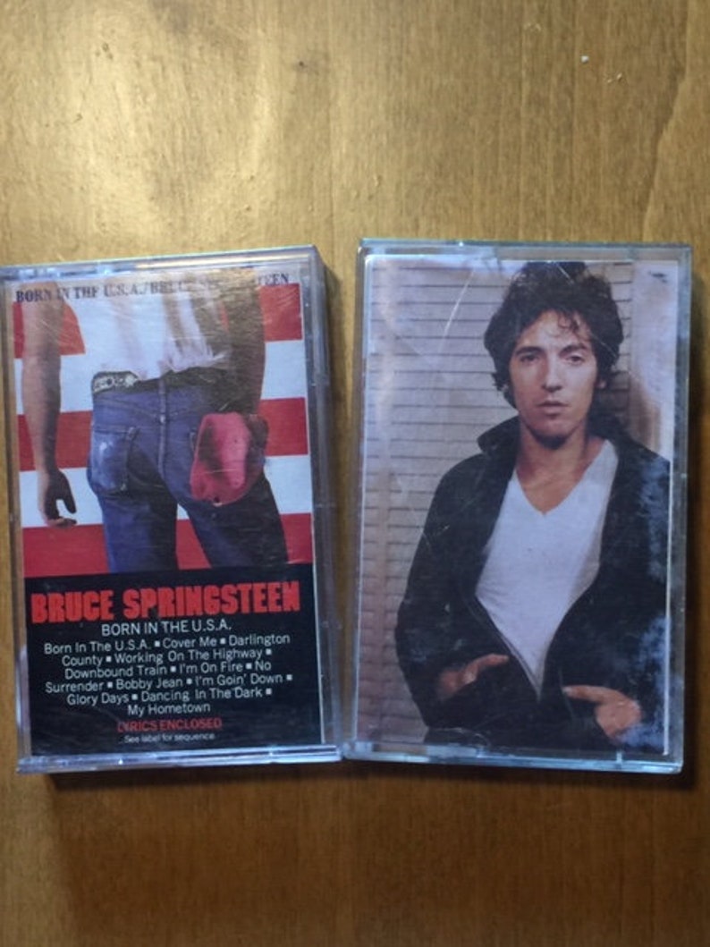 Bruce Springsteen Classic Audio Cassette Tapes Born in the USA and ...