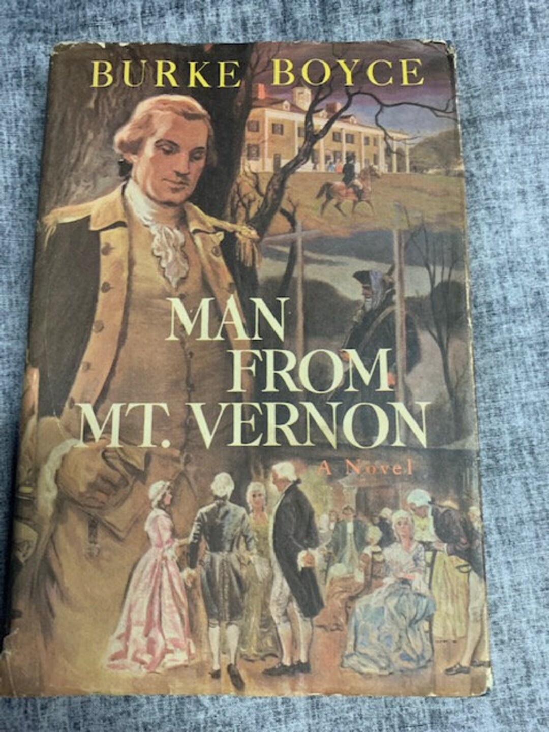 Burke Boyce the Man From Mount Vernon Rare Vintage Hardcover History - Etsy