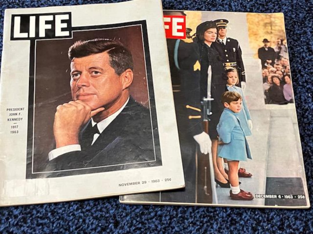 Life Magazine JFK Kennedy Posthumous Editions November December 1963 - Etsy