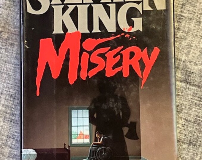 Stephen King Misery First Edition 1987 Viking Original Dust Jacket - Etsy