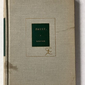 Faust Modern Library Edition Classic Literature Hardcover - Etsy