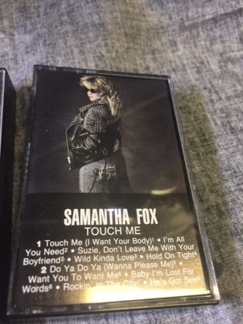 Vintage Samantha Fox Audio Tape Cassettes Touch Me and Self - Etsy