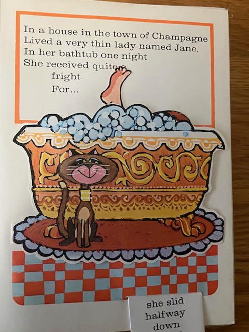 Vintage 1960s Bennett Cerf’s Pop-up Limericks – Random House Children’s ...