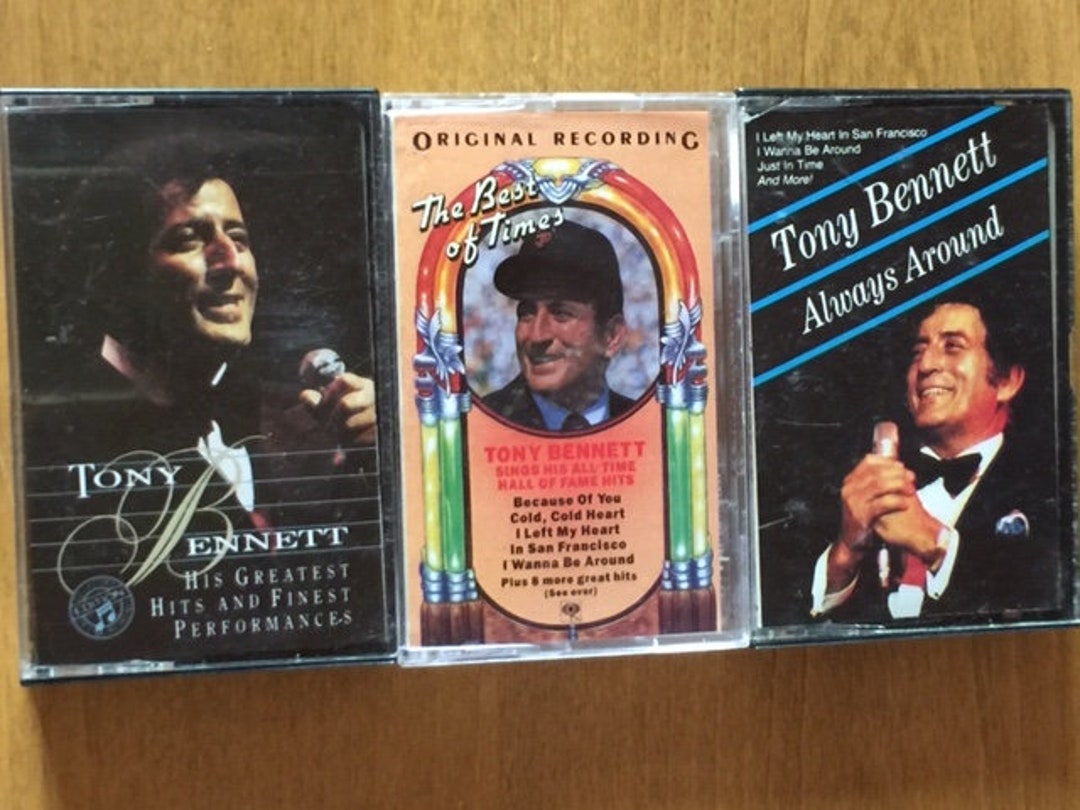 Tony Bennett Vintage Audio Cassette Tapes Singer Classic Music Lots of ...
