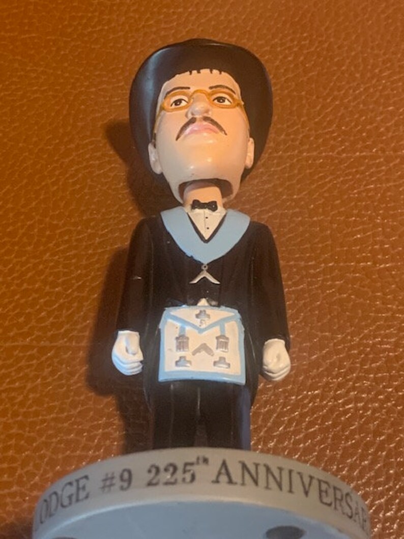 Unique Freemason Figurine Masonic Lodge Bobble Head Anniversary ...