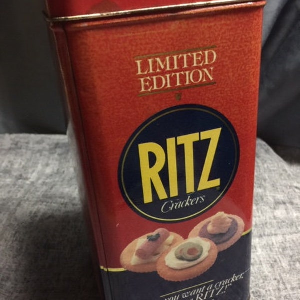 Ritz Cracker Tin - Etsy