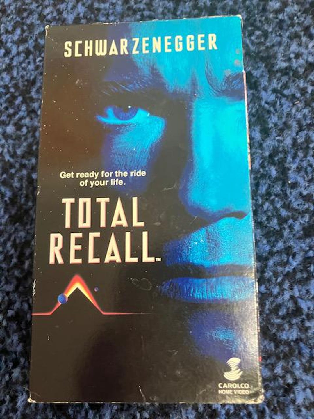 Total Recall Arnold Schwartzenegger 1980s VHS Cassette Movie - Etsy