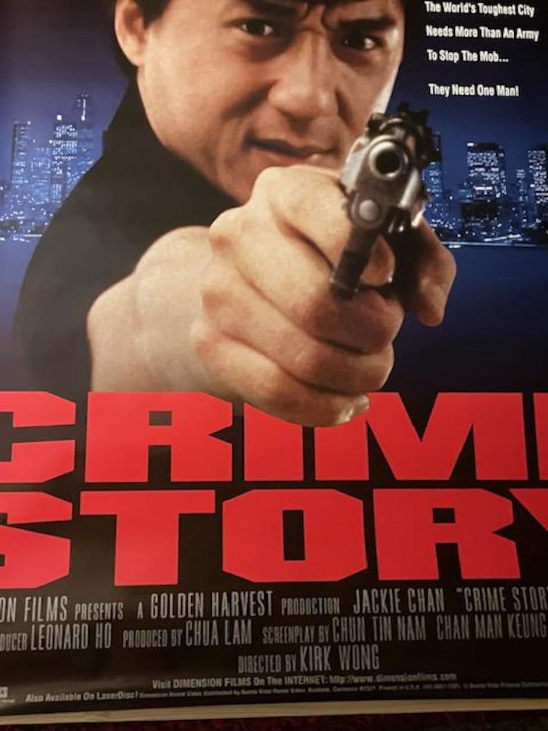 Crime Story (1993/US Release) Original One-sheet Poster 27x40 — Jackie ...