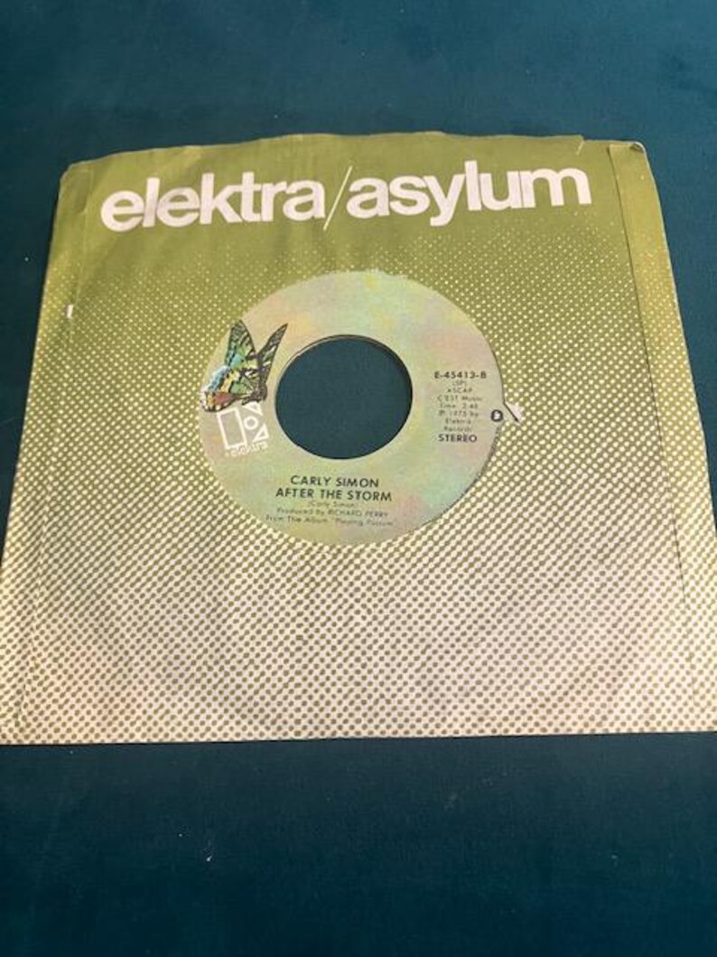 Carly Simon Elektra/asylum Classic 45 RPM Vinyl Record Singles Grownup ...