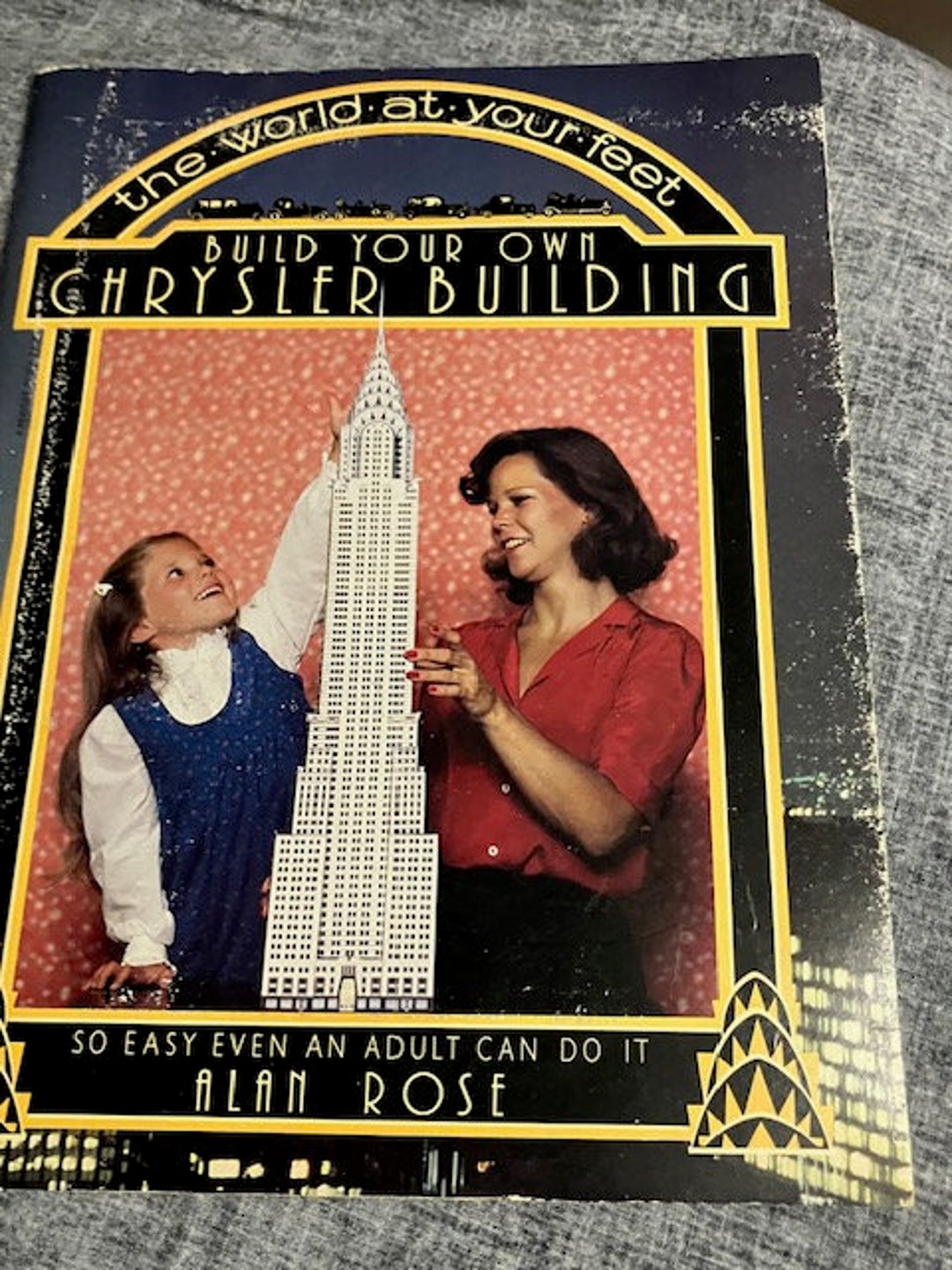 Build Your Own Chrysler Building Alan Rose Vintage Activity Book - Etsy