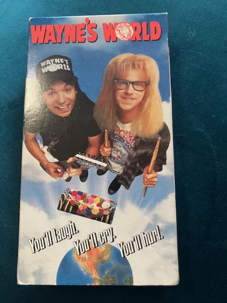 Wayne's World Classic VHS Film Cassette Movie Comedy - Etsy
