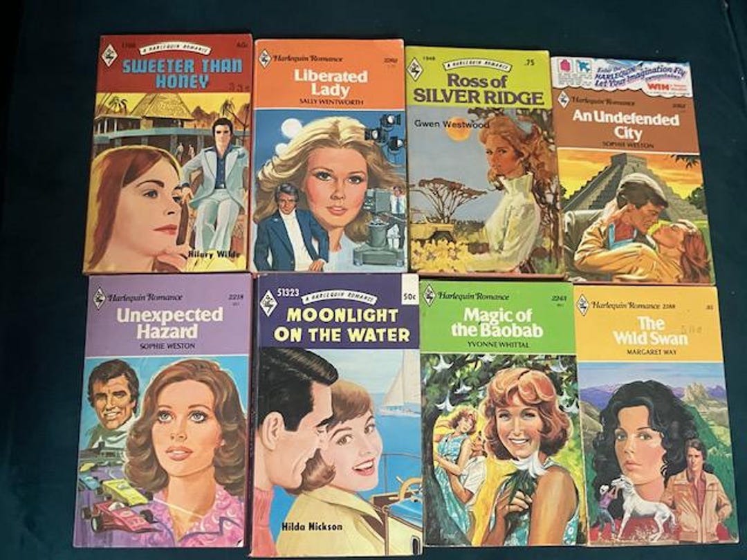 Harlequin Romance Vintage Books 1970s Collectible Softcover Editions ...