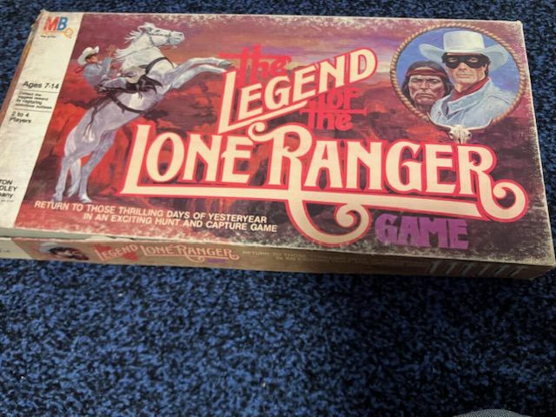 Lone Ranger Milton Bradley Classic Board Game Western Vintage - Etsy