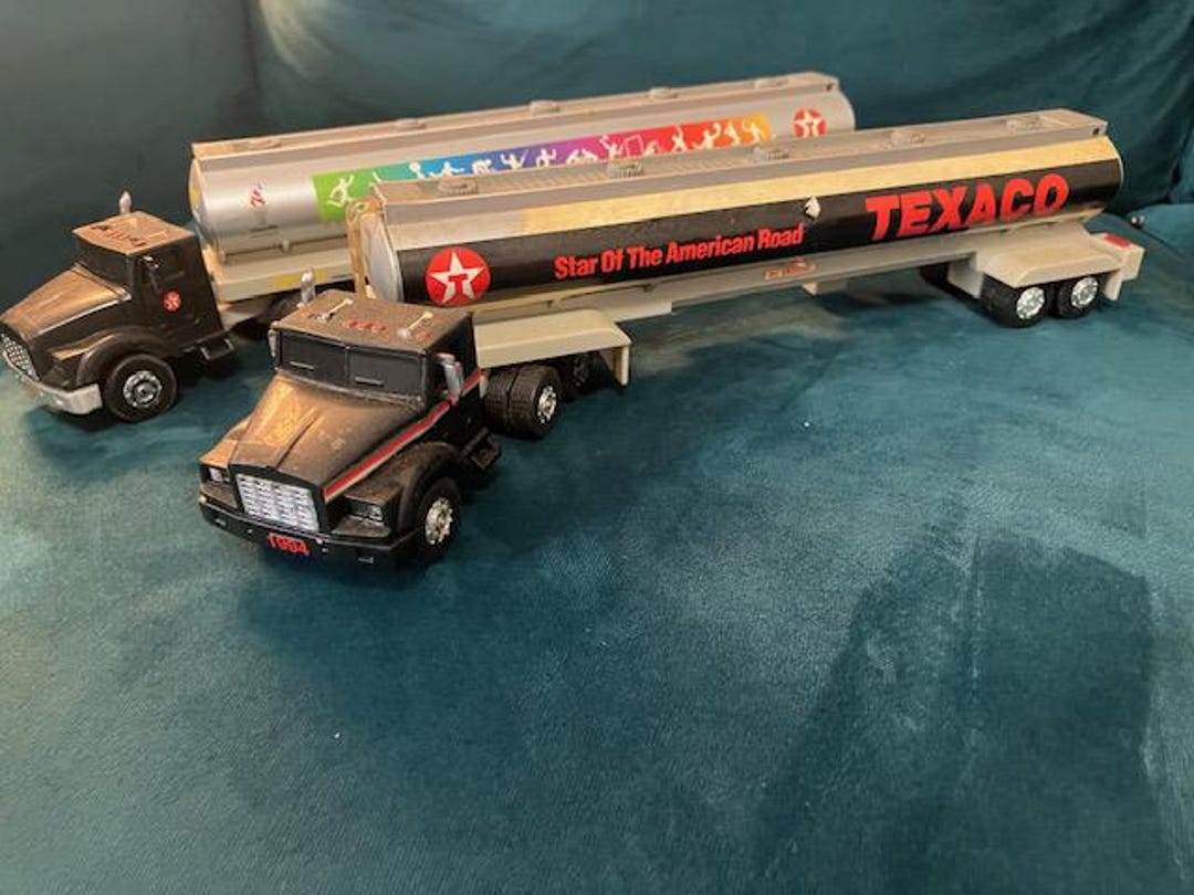 Texaco Toy Tanker Trucks With Decals Vintage Set of 2 Collectibles - Etsy