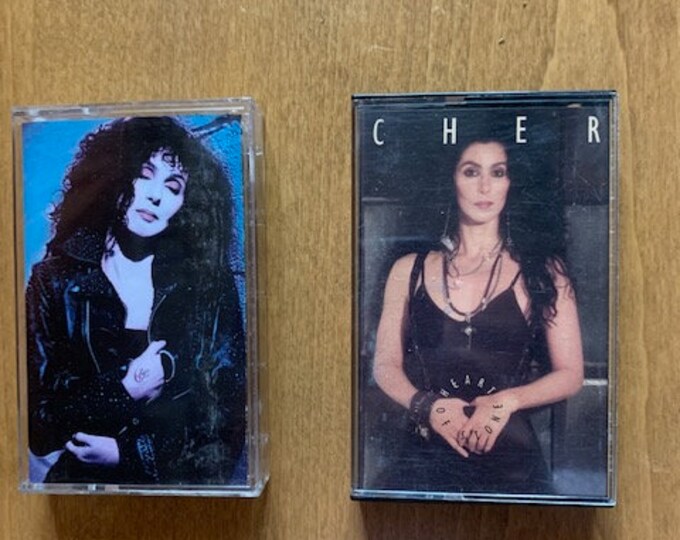 Cher Vintage Audio Tape Cassettes Self-titled and Heart of Stone ...