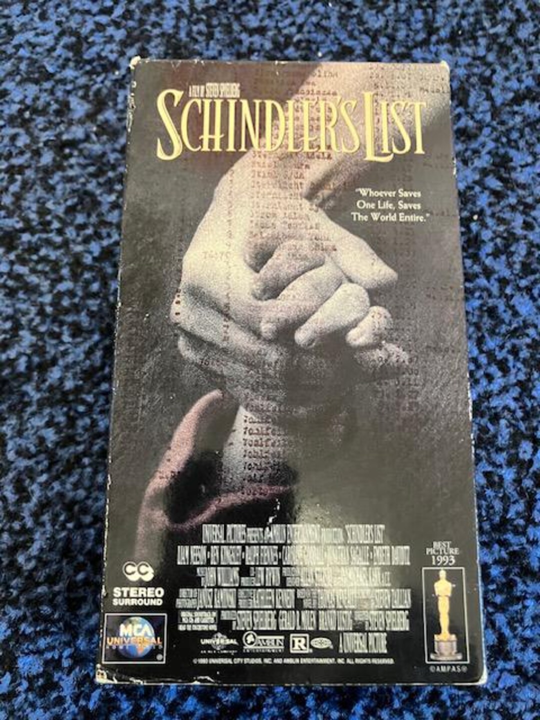 Schindler's List Double VHS Cassette Pack Movie WWII Holocaust Film - Etsy