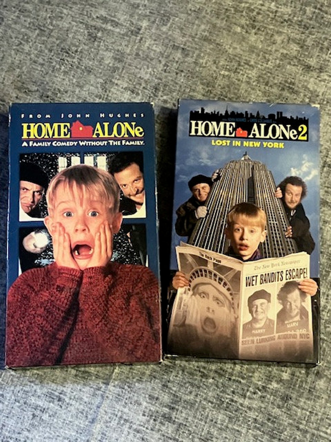 Home Alone and Home Alone 2 Vintage VHS Cassettes Iconic Film Set - Etsy