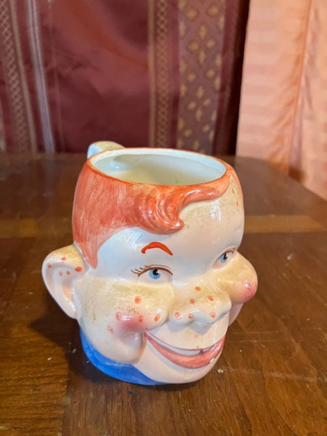 Howdy Doody Vintage Ceramic Figural Head Mug Glaze Iconic TV ...