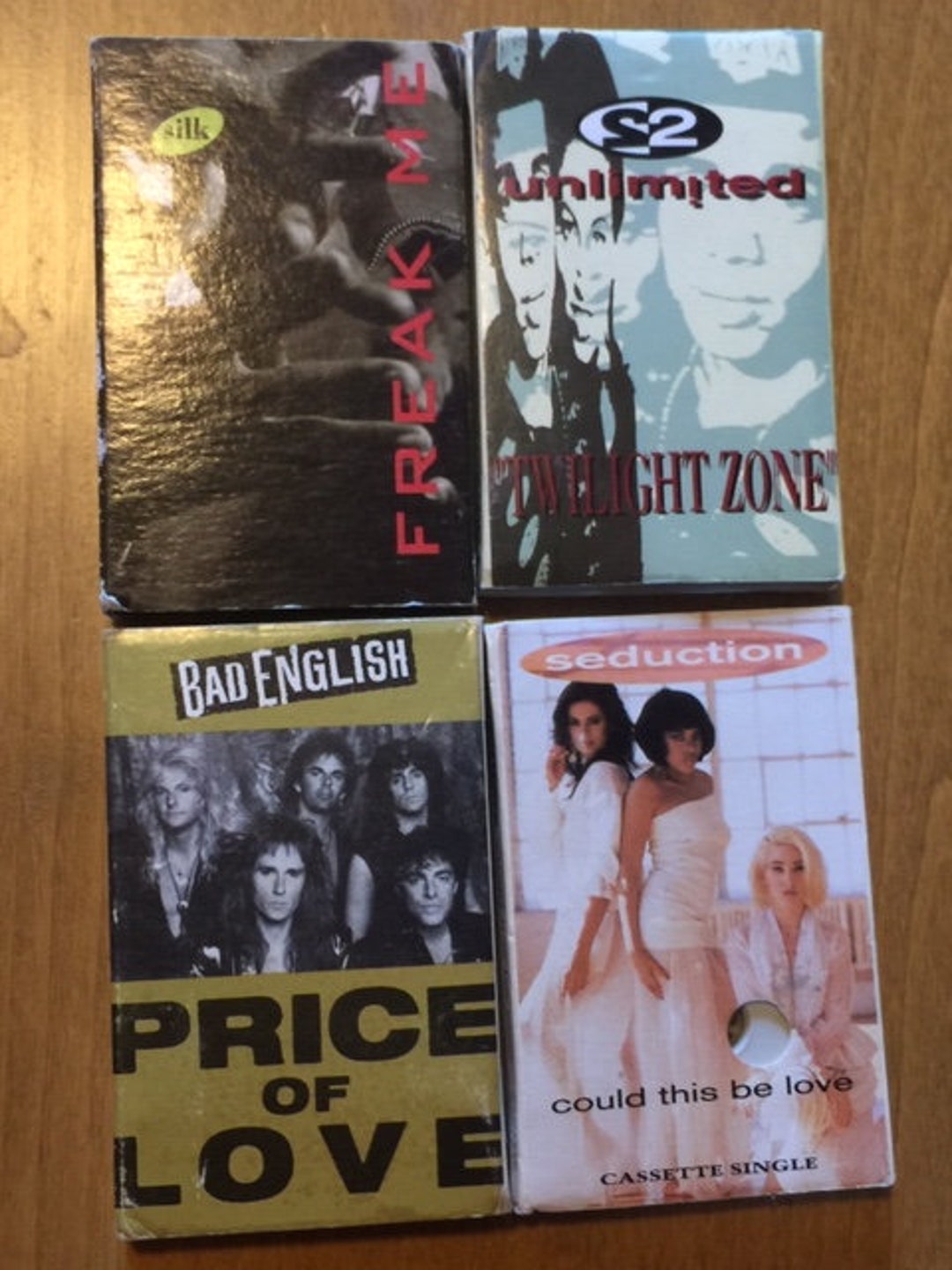 Vintage Audio Tape Cassette Singles 1980s-1990s Hits Individual Paper ...