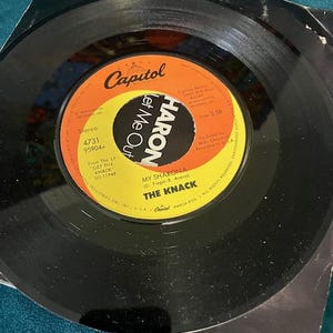 The Knack My Sharona Classic Vinyl 45 RPM Record Single - Etsy