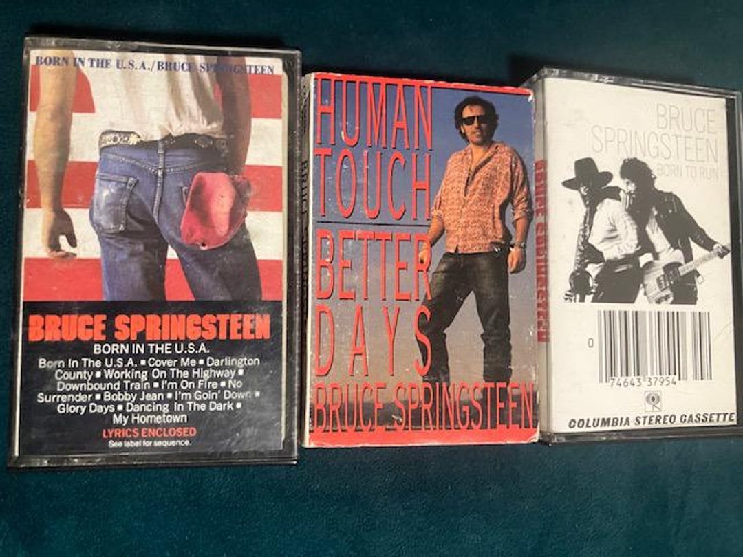 Bruce Springsteen Classic Cassette Tapes Born to Run and Born in the ...