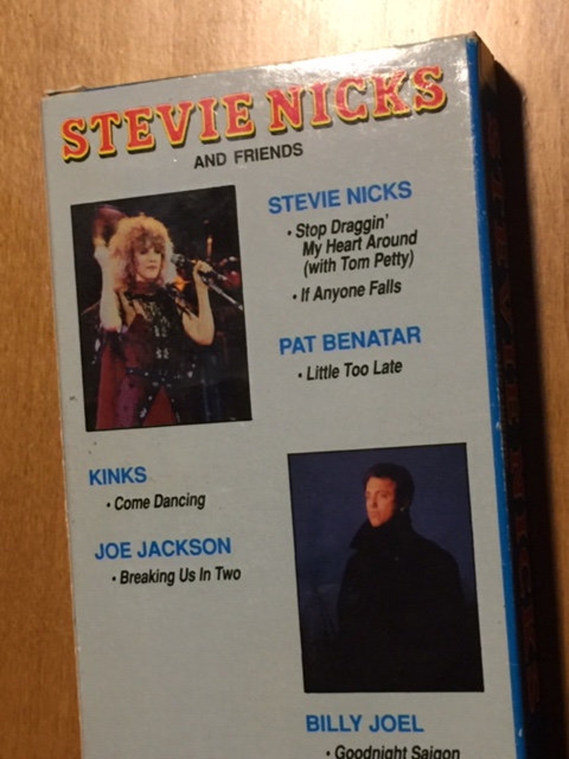Stevie Nicks and Friends VHS With Billy Joel SUPER RARE Vintage ...