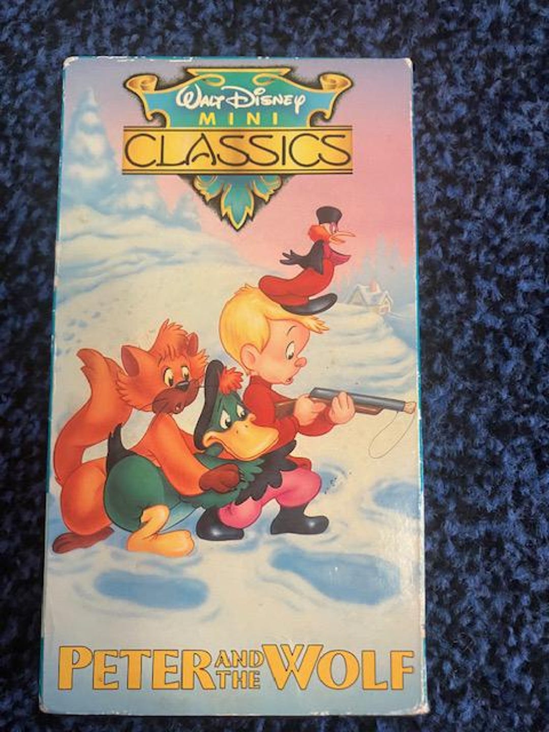 Walt Disney Peter And The Wolf Vhs Classic Children S Cartoon Film Etsy