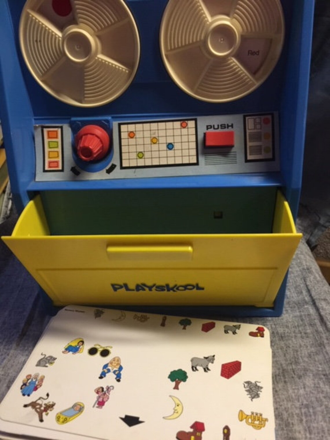 Milton Bradley Playskool Vintage 1972 Computer ENIAC Style Mainframe ...