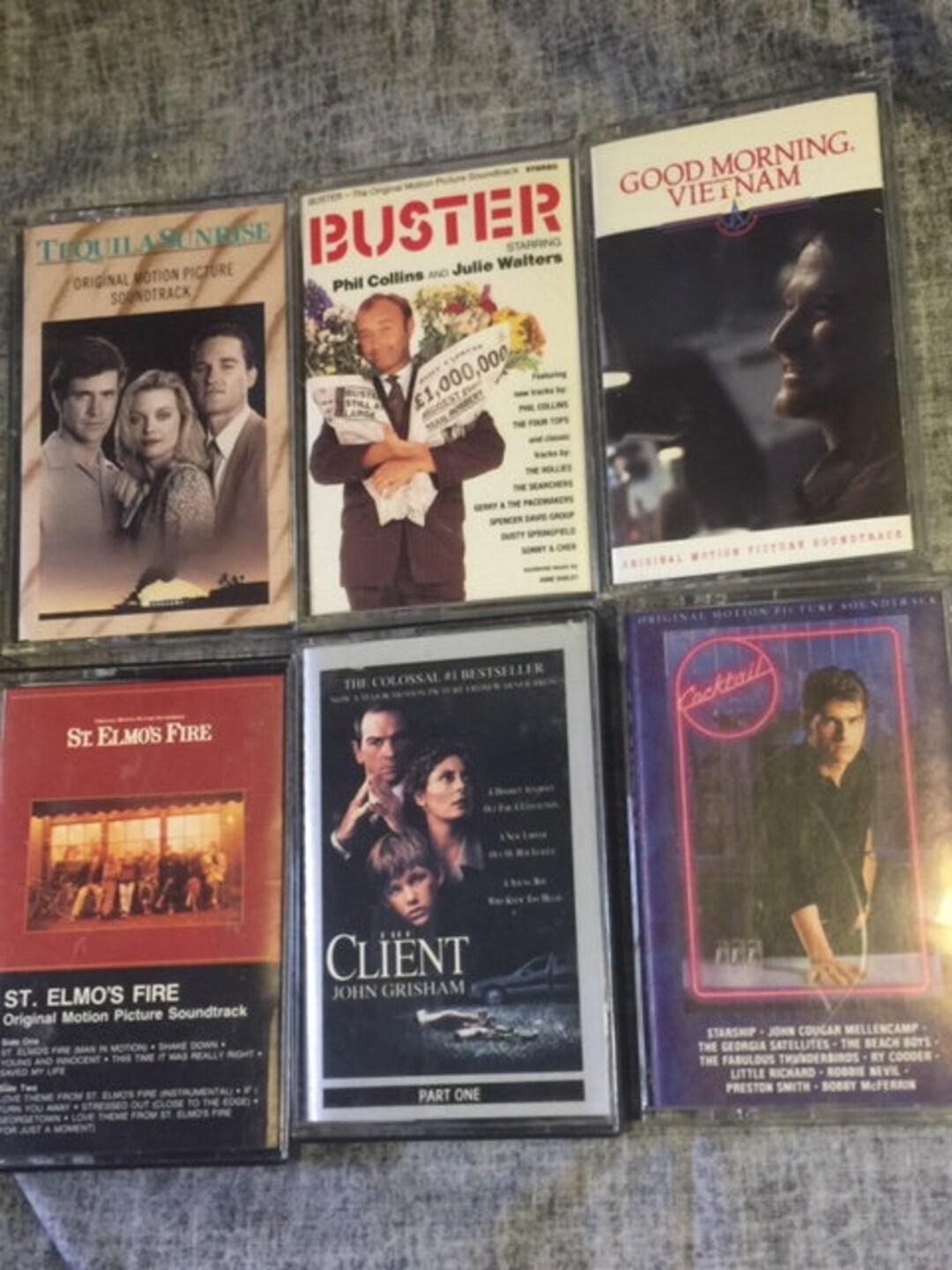 Classic Soundtracks Vintage Audio Tape Cassettes Buster Tequila Sunrise ...