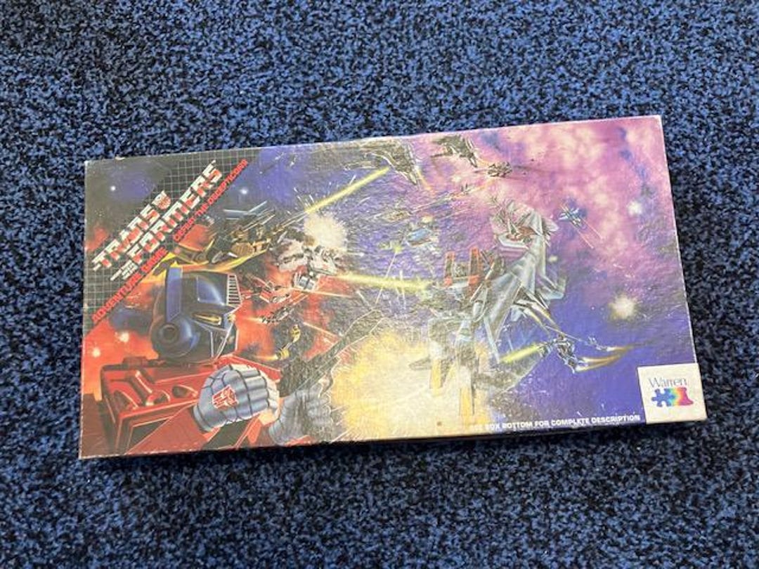 Transformers 1980s Classic Board Game Vintage Warren Defeat the ...