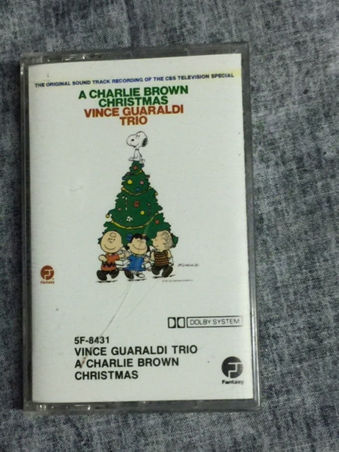 Charlie Brown Christmas Vince Guaraldi Trio Peanuts Audio Tape Cassette ...