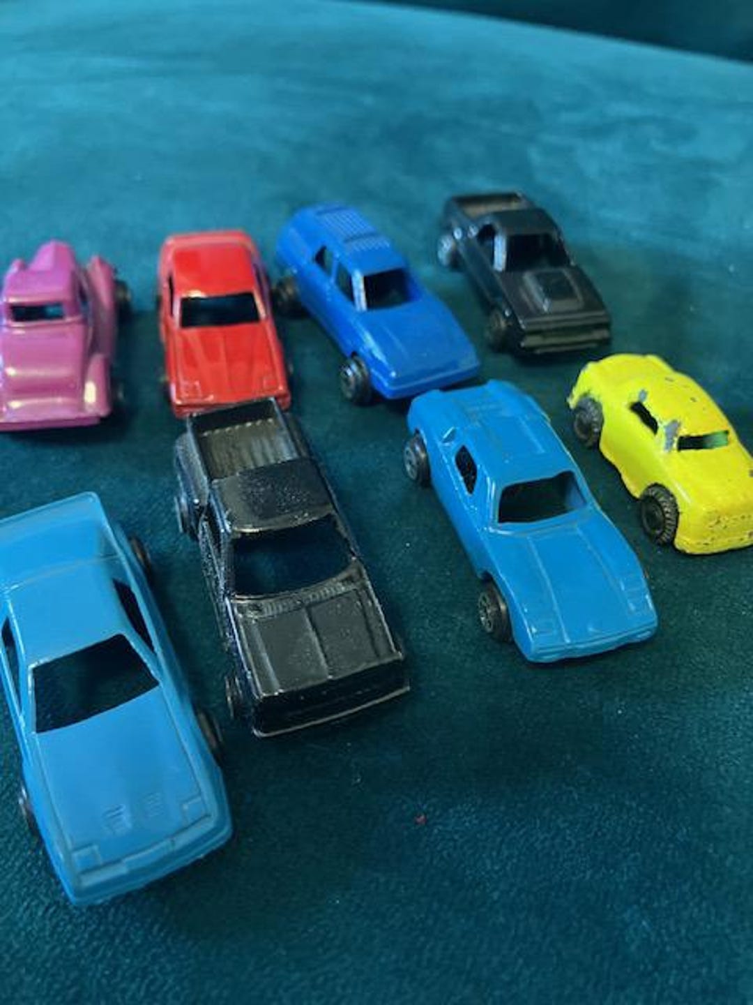 Vintage Car Mini-figs Set of 8 Classic Toys - Etsy