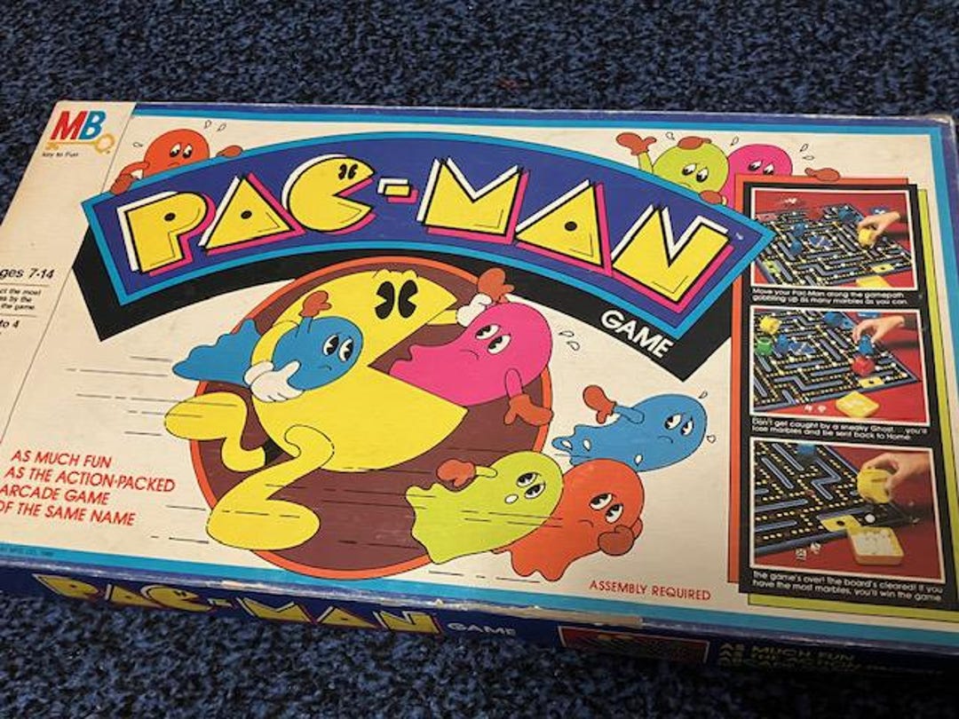 Vintage Milton Bradley Pac-man Classic Board Game - Etsy
