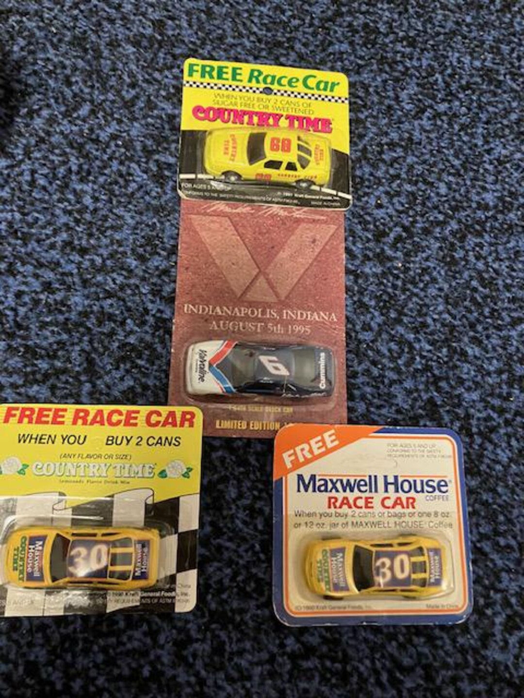 Vintage Die Cast Race Cars and Nascar Collectible Cars in Box - Etsy