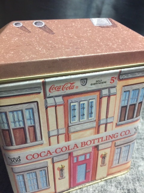 Coca-cola Bottling Company Vintage House Tin Bristolware Collectible ...