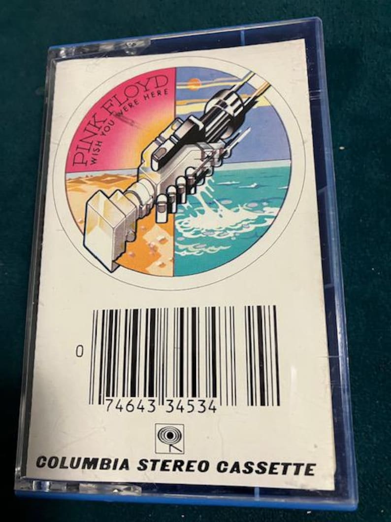 Pink Floyd Wish You Were Here Vintage Audio Tape Cassette Album Classic ...