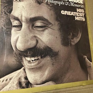 Jim Croce Photographs and Memories Greatest Hits Original Vinyl Record ...