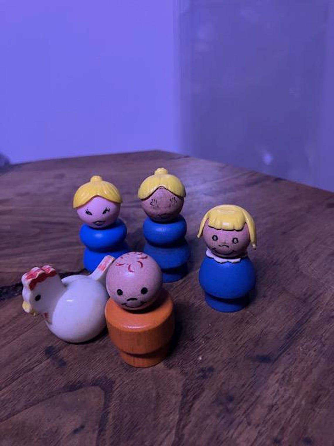 Fisher Price People and Hen Classic Vintage Accessories Toys Pretend ...